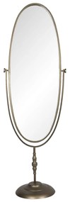 Velké stojací vintage zrcadlo ve zlatém rámu Desiree - 48*33*150 cm