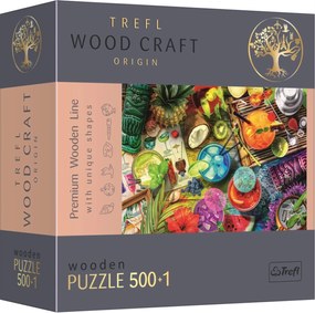 Puzzle trefl wood craft origin puzzle barevné koktejly 501 dílků