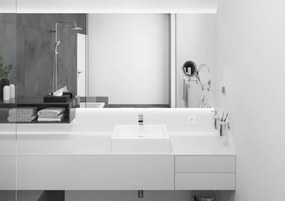 Hansgrohe Vernis Shape, vysoká umyvadlová baterie s výpustí, EcoSmart, chromová, 71562000