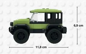 BRIXIES Plus 222.101 Off-road - terénní vozidlo zelené