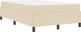Postel s boxspringem Krémová 120 x 190 cm textil 3398848