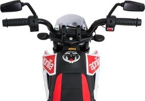 Elektrická motorka Aprilia RX bílá