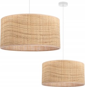 Závěsná Stropní Lampa Lustr Boho Velký Ratanový Stínidlo Do Kuchyně Pokoje