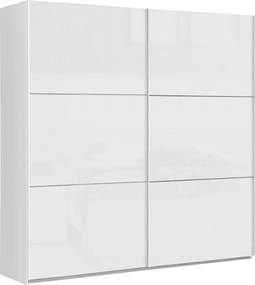 XXXLutz SKŘÍŇ S POSUVNÝMI DVEŘMI, bílá, vysoce lesklá bílá, 200,1/209,7/61,2 cm home24 - Šatní skříně - 000687018602