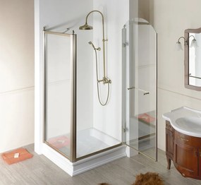 Gelco, ANTIQUE čtvercová sprchová zástěna 800x800 mm, R varianta, GQ1380RCGQ5680C