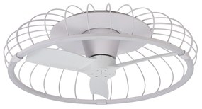 Mantra Nature, stropní svítidlo s ventilátorem a dálkovým ovladačem, LED 75W 2700K-5000K, bílá, průměr 79cm