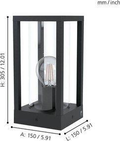EG 98714 Venkovní svítidlo se soklem CASCINETTA 98714 - EGLO