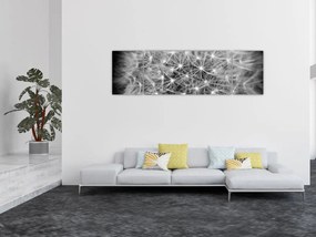 Obraz šedé pampelišky (170x50 cm)