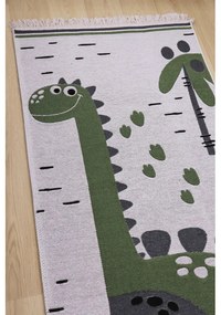 ASSOCIATED WEAWERS Dětský kusový koberec Natur Dinosaurus BARVA: Vícebarevný, ROZMĚR: 80x150