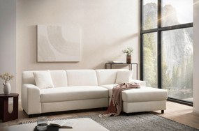 XXXLutz ROHOVÁ SEDAČKA, textil, krémová MID.YOU - Sedací soupravy - 001776008813