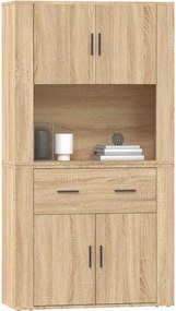 Skříň highboard dub sonoma kompozitní dřevo 3185370
