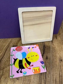 Alegría en Casa Dřevěné puzzle pro děti - včelka