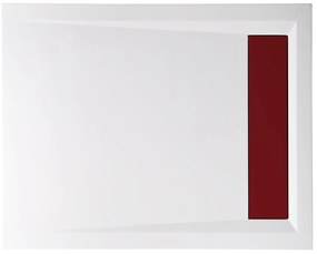 Polysan, VARESA sprchová vanička z litého mramoru se záklopem, obdélník 100x80x4cm, 71605