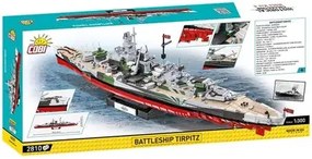 COBI 4839 II WW Battleship Tirpitz / 2810 kostek / 1:300 / od 10 let