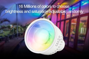 LED Solution Mi-Light MiBoxer RF LED žárovka RGB+CCT 6W GU10 FUT106