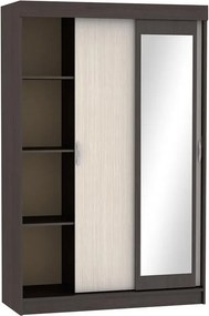 Ložnicová sestava v kombinaci dub belfort a wenge KN700