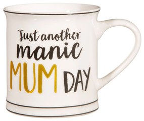 sass & belle Keramický hrnek Manic Mum Day 350 ml, multi barva, keramika