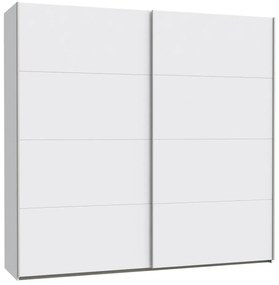 Šatní skříň se zrcadlem KARO 220x210 cm bílá SHMS92411-120
