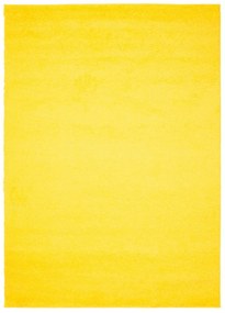 Kusový koberec shaggy Parba žlutý 140x200cm