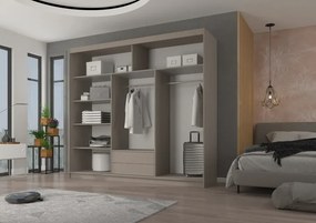 Posuvná skříň se zrcadlem ERWIN 235