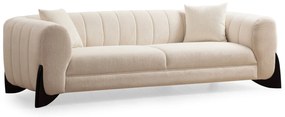 Hanah Home Třímístná pohovka SANDREO bílá 248 cm