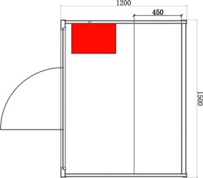 BPS-koupelny Finská sauna Relax  150x120, 3-4 osoby