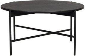 Černý dubový konferenční stolek ROWICO SKYE 89 cm