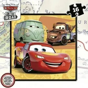 EDUCA Puzzle v kufříku Auta 4v1 / (12  16  20  25 dílků) / od 3 let