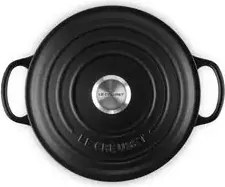 Le Creuset Signature Hrnec s poklicí 20 cm černá