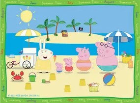 Ravensburger Puzzle Prasátko Peppa: Roční období 4 v 1 / 12, 16, 20, 2