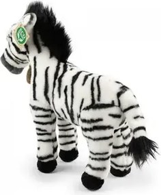 RAPPA Plyšová zebra stojící 30 cm / ECO-FRIENDLY / od 0 měsíců