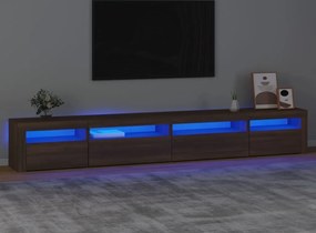 vidaXL TV skříňka s LED osvětlením 270 x 35 x 40 cm [3152749] Barva: hnědý dub