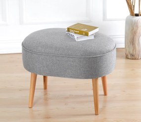 Atelier del Sofa Taburet Timoon - Grey, Šedá