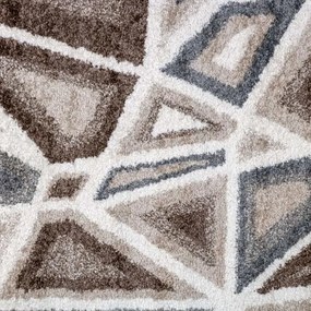 Vopi | Kusový koberec Walton 5797A béžovo-hnědý - 120 x 170 cm
