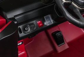Elektrické autíčko RAM 3500 hasičské červené