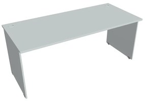 Stůl pracovní rovný 180 cm - Hobis Gate GS 1800 Dekor stolové desky: šedá, Dekor lamino podnože: šedá