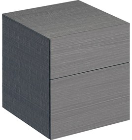 Geberit Xeno 2 - Boční skříňka 450x510 mm se zásuvkami, šedá 500.504.43.1