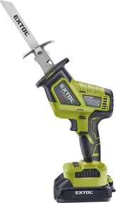 Pila ocaska, jednoruční, aku Li-ion 20 V/2 Ah, BRUSHLESS EXTOL CRAFT