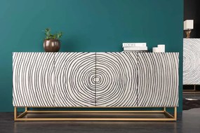 Luxusní komoda z masivu Zen Circles Mango 177cm