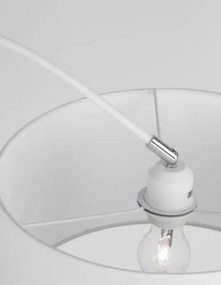 Retro stojací lampa Sama 90 bílé