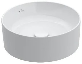 Villeroy & Boch Collaro - Umyvadlo na desku, průměr 400 mm, CeramicPlus, alpská bílá 4A1840R1