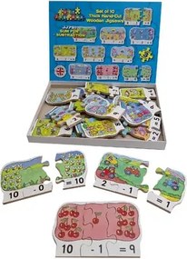 Just Jigsaws 791 Odčítání - dřevěné puzzle 30 dílů / od 3 let
