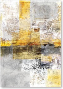 Obraz na plátně Yellow Abstract