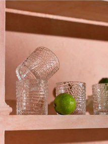 Sinsay - Sada sklenic s reliéfním vzorem 4 pack - clear