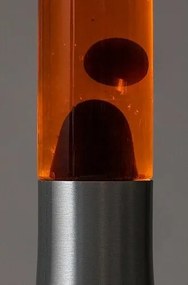Rabalux 76026 dekorativní lávová stolní LED lampa Poppilol, oranžovočervená