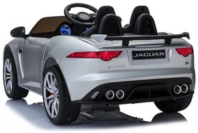 Elektrické autíčko Jaguar F-Type lakované stříbrné