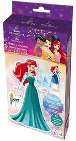 Jiri Models Magnetické oblékání s omalovánkou Disney Princezny