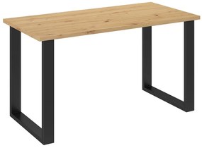 Casarredo Jídelní stůl PILGRIM 138x67 cm černá/artisan
