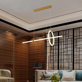 LED Solution Zlaté závěsné LED svítidlo designové 86cm 16W 8023