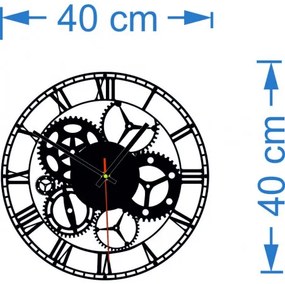Nástěnné hodiny Quartz, samolepka dekorace, 3D zrcadlo samolepky Xmomo X0071-Trendy wall clock